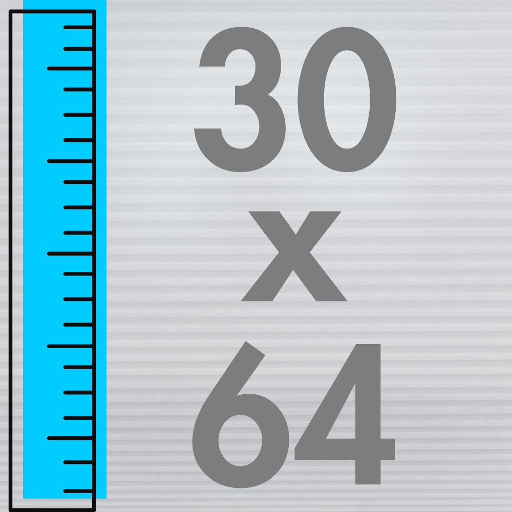 30” W x 64” L Window Shades | Trim At Home – Redi Shade