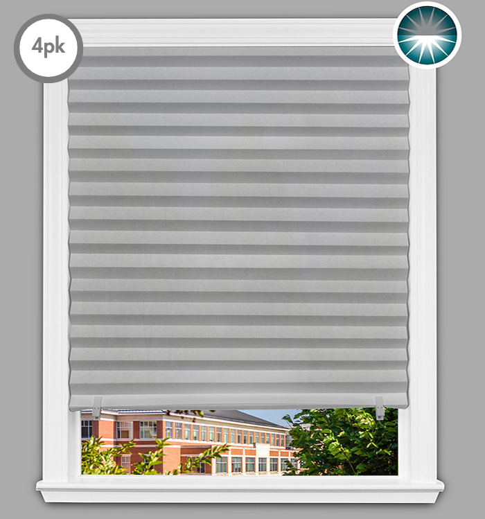 Original Room Darkening Gray Paper Shade | No Tools Installation – Redi ...