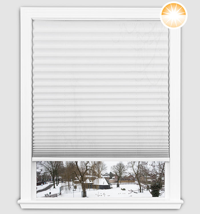 Easy Lift Cordless Cellular Light Filtering Shade White | No Tools ...